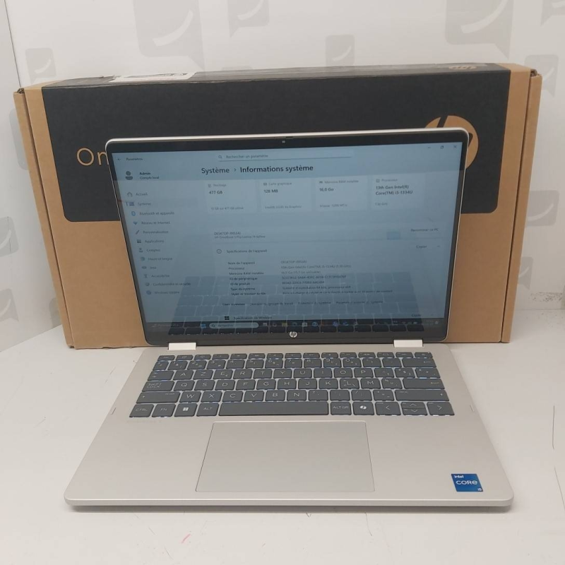 PC Portable ecran tactile Hp 14-fp0007nb 14 I5-1334U 1,30g
